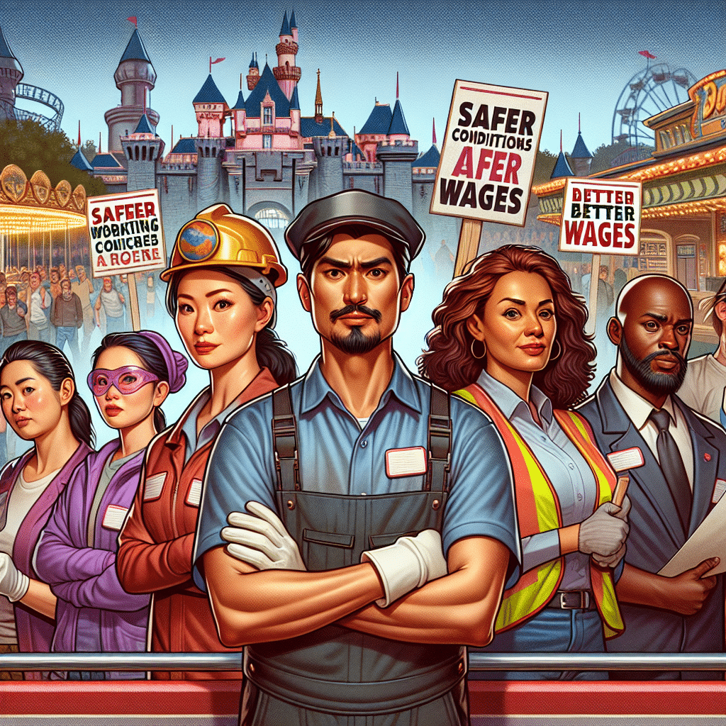 Disneyland Workers Demand Fair Wages and Safer Conditions as They Look ...