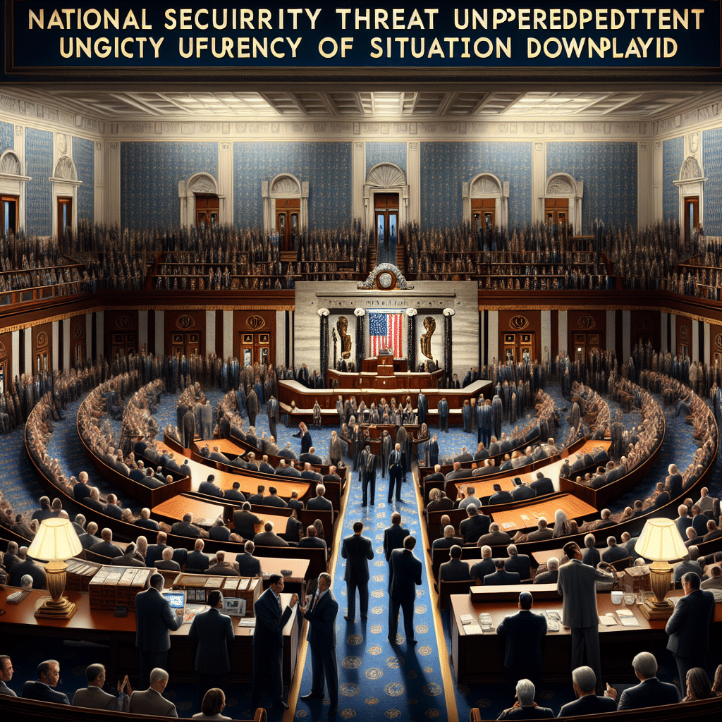 National Security Threat Unprecedented Unfolding in Congress, Urgency ...