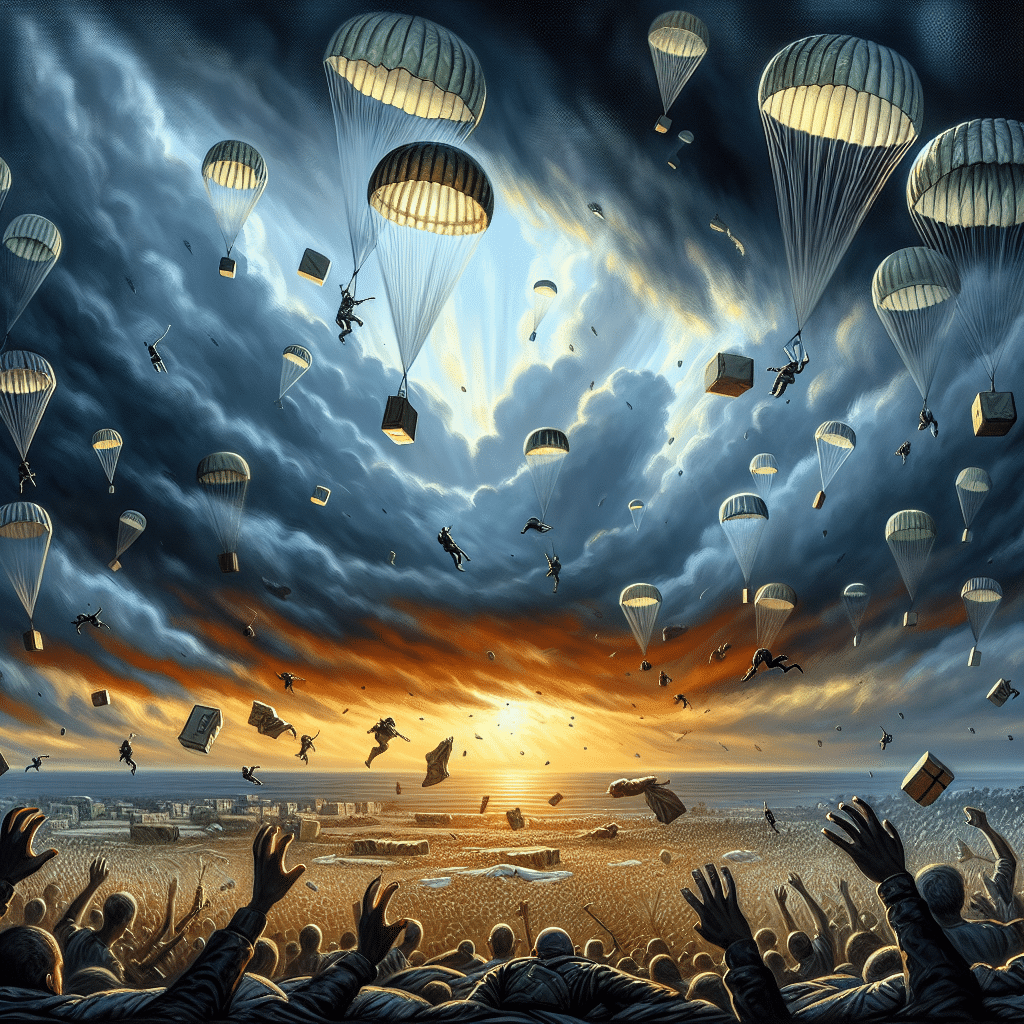 Airdrop Tragedy: 5 Killed by Failing Parachutes in Gaza Aid Package ...