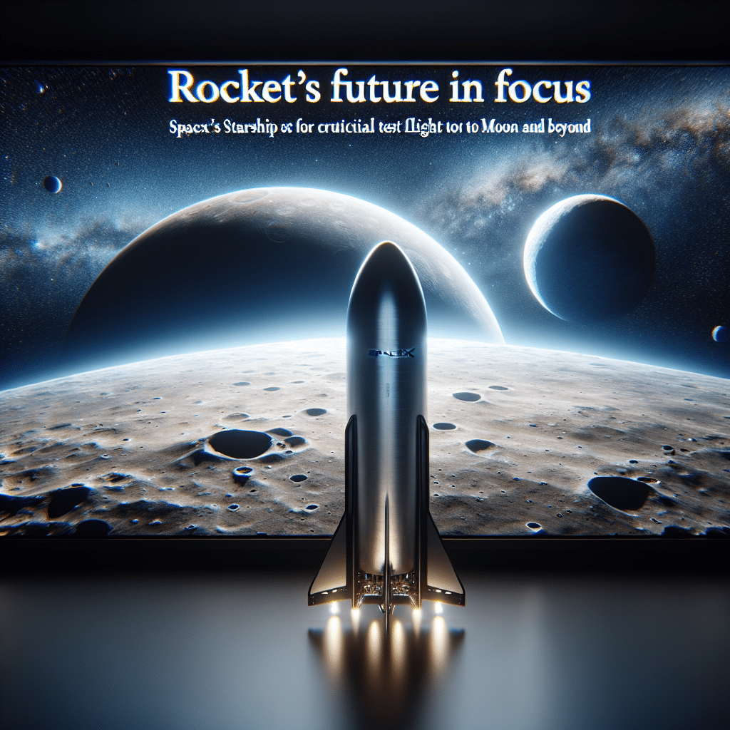 Rocket's Future in Focus: SpaceX's Starship Set for Crucial Test Flight ...